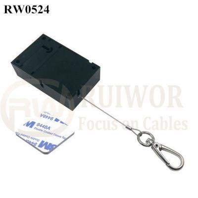 China RW0524 Cuboid Anti Theft Pull Box With Key Hook Cable End for sale