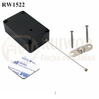 China RW1522 Cuboid Multifunctional Retractable Cable With 10x31MM Two Screw Perforated Oval Metal Plate Connector Installed By Screw for sale