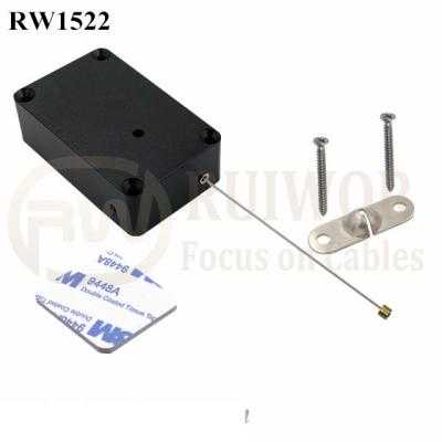 China RW1522 Cuboid Multifunctional Retractable Cable With 10x31MM Two Screw Perforated Oval Metal Plate Connector Installed By Screw for sale