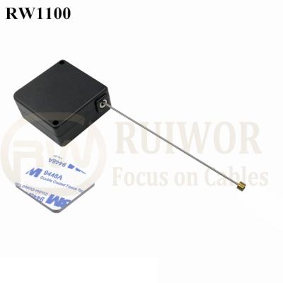 China RuiWor RW1100 Square Security Anti Theft Pull Box Work With Cable End Apply In Various Products Retractable Security Harness for sale