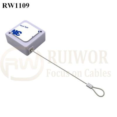 China RuiWor RW1109 Slow Retract Anti Theft Display Pulling Box With Fixed Loop End For Open Sale Security Or Home Items Positioning for sale