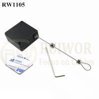 China RuiWor RW1105 Cup Secure Automatical-Ly Drawn Back Tether Electric Kettle Retail Retractable Pull Box Glasses Display Reel for sale