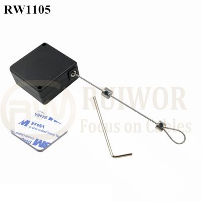 China RuiWor RW1105 Cup Secure Automatical-Ly Drawn Back Tether Electric Kettle Retail Retractable Pull Box Glasses Display Reel for sale