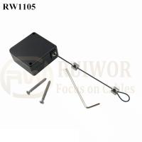 China RuiWor RW1105 Keys Anti Theft Retractable Cable Bottle Opener Retractable Pull Box Electric Kettle Retail Display Pull Tether for sale