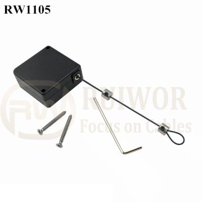 China RuiWor RW1105 Keys Anti Theft Retractable Cable Bottle Opener Retractable Pull Box Electric Kettle Retail Display Pull Tether for sale