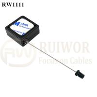 China RuiWor RW1111 Square Retractable Steel Cable Rope Retractor Plus M6 /M8 Or Customized Flat Head Screw Cable End for sale