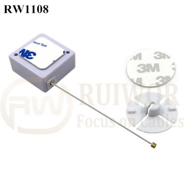 China RuiWor RW1108 Square Retractable Security Pulling-Box For Retail Product Positioning for sale