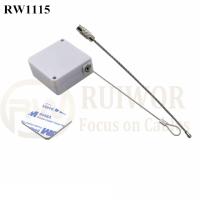 China RuiWor RW1115 Square Retractable Wire Rope Reel Plus Wire Rope Ring Catch for sale