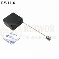 China RW1116 Square Retail Security Tether Plus Side Hole Hardwar for sale