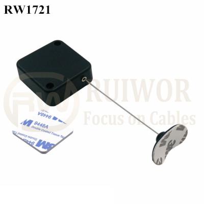China RW1721 Square Security Tether Plus 33x19MM Oval Sticky Flexible Rubber Tips for sale