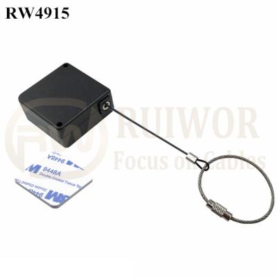 China RW4915 Square Ratcheting Retractable Tether Plus Stop Function Plus Wire Rope Ring Catch for sale