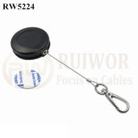 China RW5224 Round Anti Theft Retractor Plus Key Hook for sale