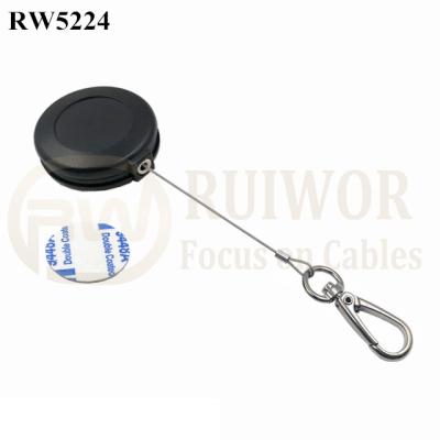 China RW5224 Round Anti Theft Retractor Plus Key Hook for sale