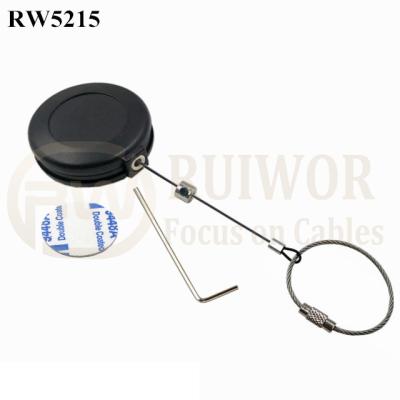 China RW5215 Round Anti Theft Retractor Plus Wire Rope Ring Catch for sale