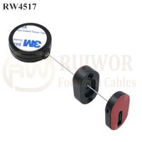 China RW4517 Round Display Pull Box Plus Magnetic Clasps Cable Holder for sale