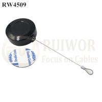 China RW4509 Round Display Pull Box Plus Size Customizable Fixed Loop End for sale