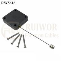 China RW5616 Square Heavy Duty Retractable Cable Plus Side Hole Hardwar for sale