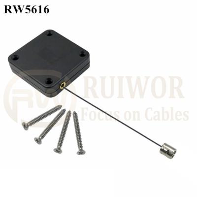 China RW5616 Square Heavy Duty Retractable Cable Plus Side Hole Hardwar for sale
