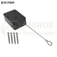 China RW5909 Cuboid Heavy Duty Retractable Tether Ratchet Function Optional Plus Size Customizable Fixed Loop End for sale