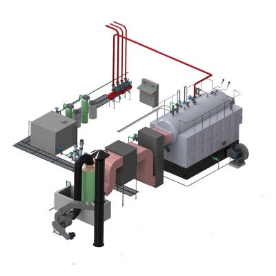 China 6T Fixed Grate Horizontal Steam Boiler Biomass Fired Manually Operate for sale