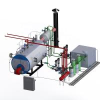 China Automatic Industrial Diesel Gas Boiler Steam Boiler 6 Ton Coal Fired Burner for sale