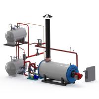 China Diesel Oil Natural Gas Fired Thermal Oil Boiler / Hot Oil Heater High Efficiency for sale