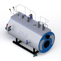 China Fire Tube Three Pass Natural Gas Fired 10ton/Hr Steam Boiler for Textile Industrial for sale