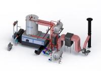 China Vertical Chain Grate Coal Fired Thermal Oil Heater Boiler For Food Plant for sale