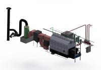 China Double Drums Chain Grate Steam Tube Boiler 3 Pass Water Tube Boiler for sale