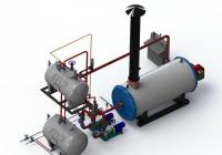 China Gas Fuel Thermal Oil Boiler For Paper Industry Drying Heating for sale