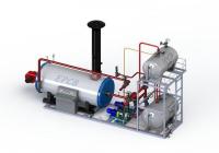 China EPCB Packaged Oil & Gas Fired Boilers Hot Oil Heater System Skid Mounted for sale
