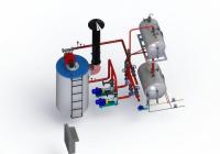 China Three Pass Vertical Oil Gas Fired Hot Oil Heater 30~1000×104Kcal/H Oil Fired Boilers Prices for sale