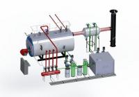 China EPCB Horizontal Fire Tube Oil Gas Fired Steam Boiler 3 Pass 0.5~20T/h for sale