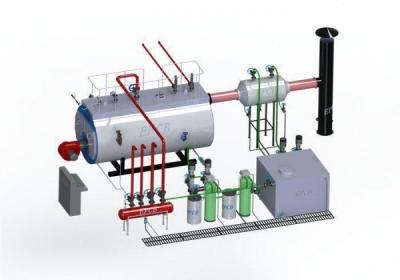 China EPCB Horizontal Fire Tube Oil Gas Fired Steam Boiler 3 Pass 0.5~20T/h for sale