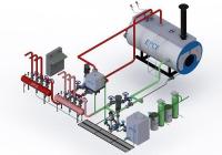 China EPCB Fire Tube Oil Gas Fired Boiler / Atmospheric Pressure Hot Water Boilers for sale