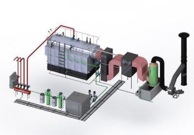 China Industrial Biomass Fired Steam Boiler 1~6T/H High Efficiency Less Space for sale