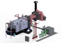 China EPCB Single Drum Biomass Fired Boiler Chain Grate Steam Boiler Horizontal for sale