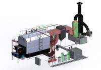 China EPCB Horizontal Biomass Fired Water Tube Steam Boiler Chain Grate 1~25T/H for sale