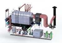 China EPCB Chain Grate Biomass Fired Boiler Horizontal Hot Water Boiler for sale