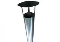 China Corrosion Resistant Coating Industrial Boiler Chimney 20 ~ 45m Height Boiler Fittings And Accessories for sale