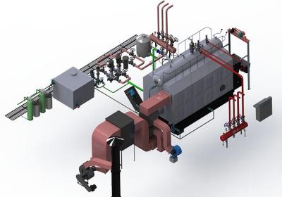China EPCB Water Tube Hot Water Coal Fired Chain Grate Boiler ASME CE for sale