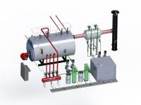 China Package Type Diesel Oil Gas Fired Steam Generator Gas Powered Steam Generator for sale