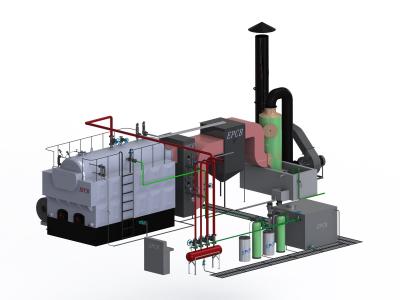 China Manual Soft Coal Fired Hot Water Boiler Fixed Grate Easy Operation Coal Power Plant Boiler for sale