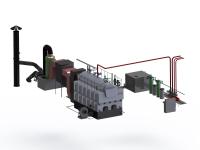 China Single Drum Chain Grate Coal Fired Hot Water Boiler Automation Coal Fired Water Heater for sale