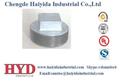 China plug galvanized malleable iron pipe fitting cast iron UL factory for sale