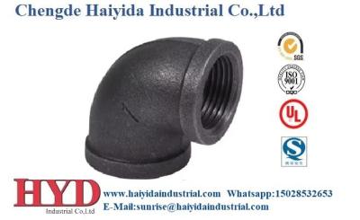 China Thread Type NPT UL ELBOW Pipe Fittings Compatible With Other Fittings And Pipes for sale