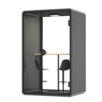 China Grey Model M Office Soundproof Pod Booth Used In Airport Station Mall for sale
