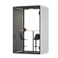 China White Home Silent Cabin / Sound Proof Booth For Office Airport for sale