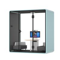 China Aluminium Alloy Office Booths And Pods Noise Insulation Soundproof Work Pod for sale