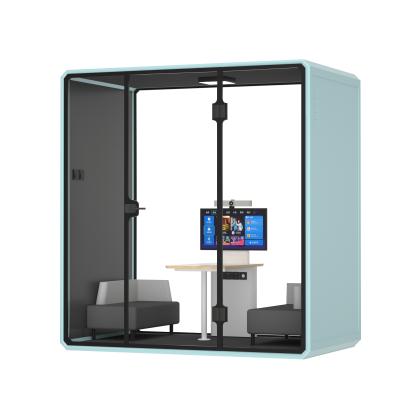 China Aluminium Alloy Office Booths And Pods Noise Insulation Soundproof Work Pod for sale